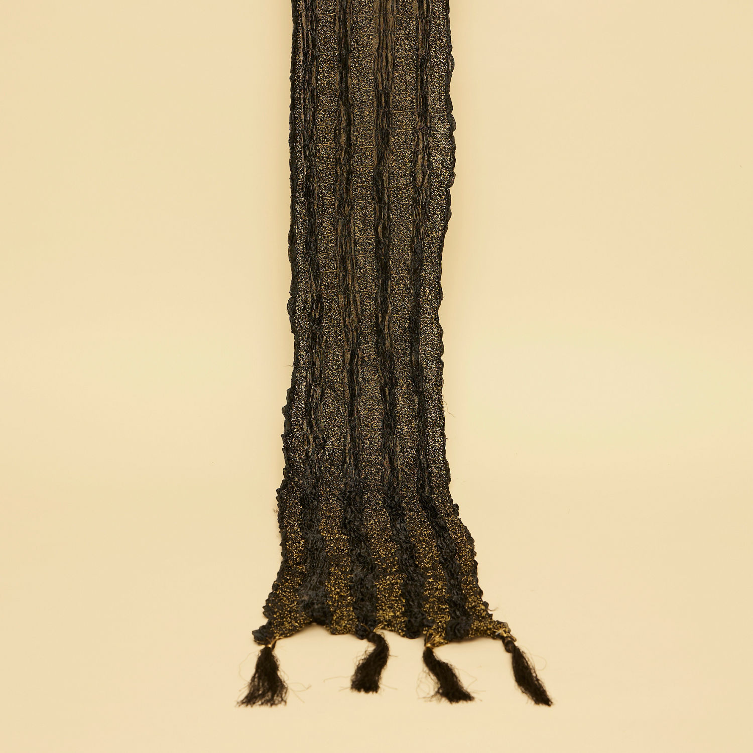 Buy Kohl Black Shimmery Thread Work Stole Online in India @Manyavar ...