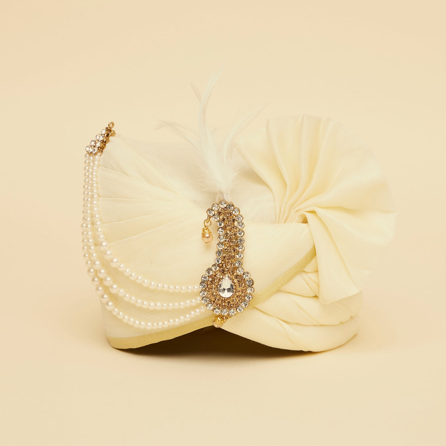 Safa for Men - Buy Sober Cream Safa Online @Manyavar