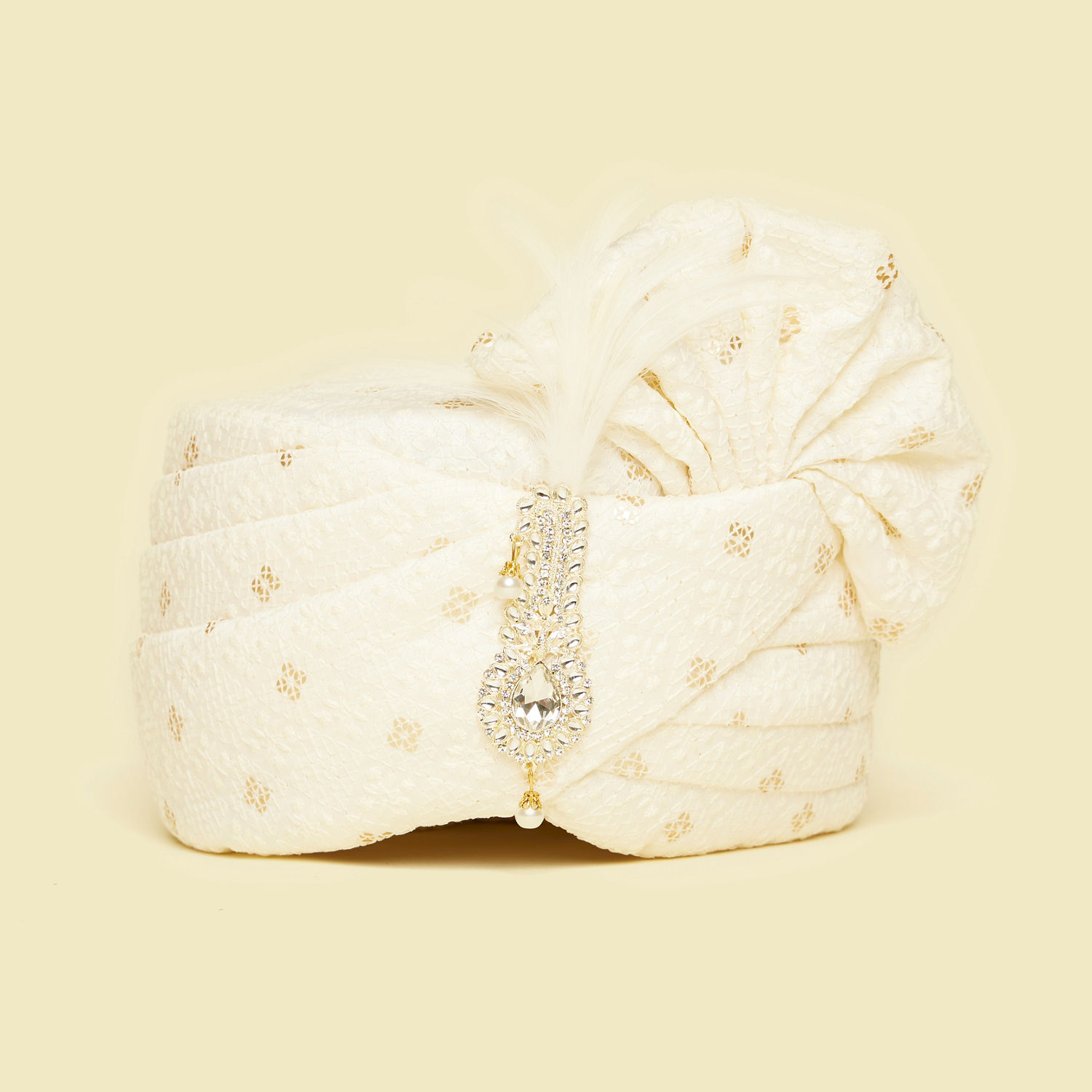 Buy Regal Cream Safa Online in Australia @Manyavar - Safa for Men