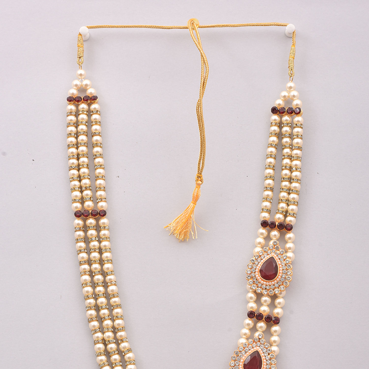 Mala for Men - Buy Regal Maroon Mala Online @Manyavar