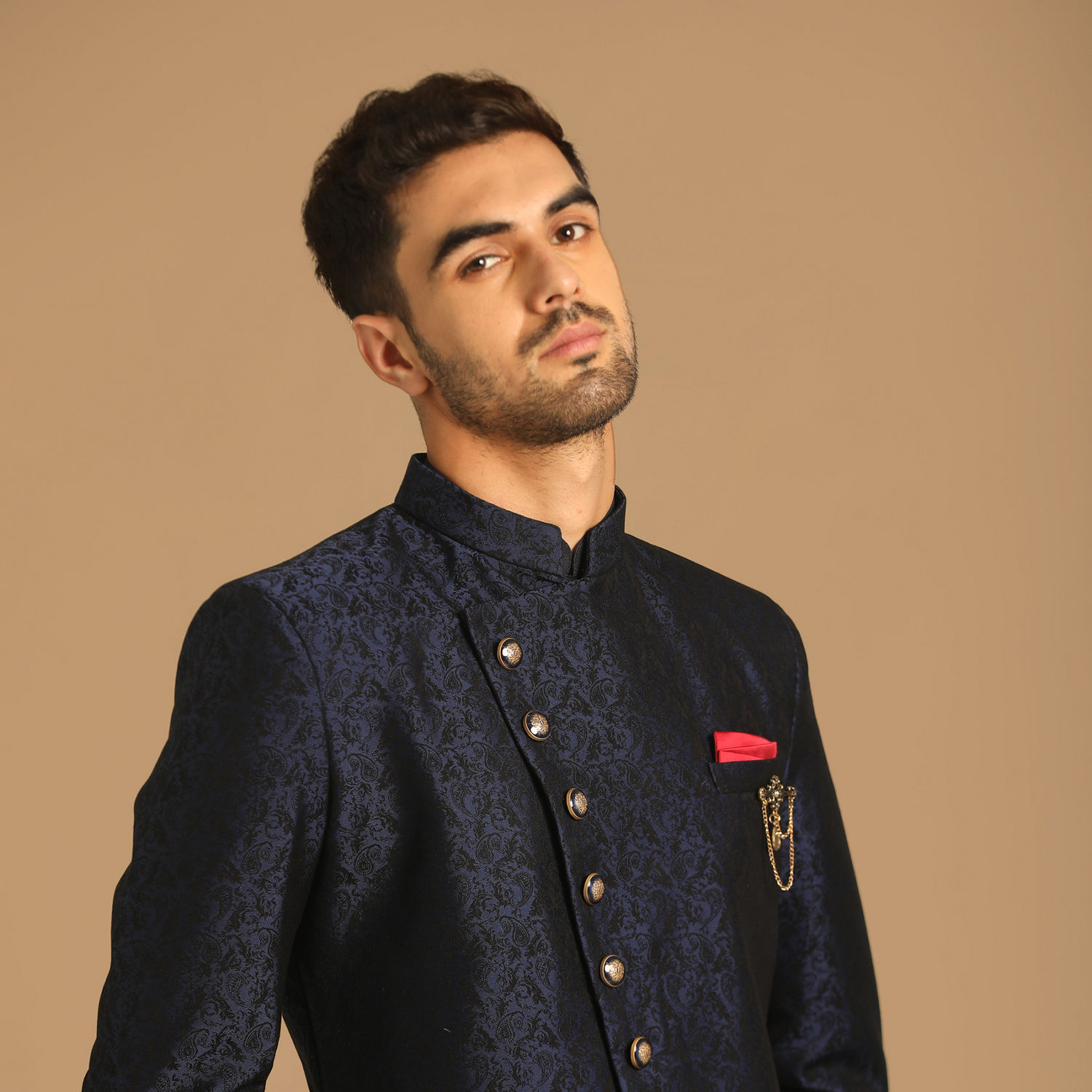 Indo Western for Men - Buy Sophisticated Feroze Blue Indo Western ...