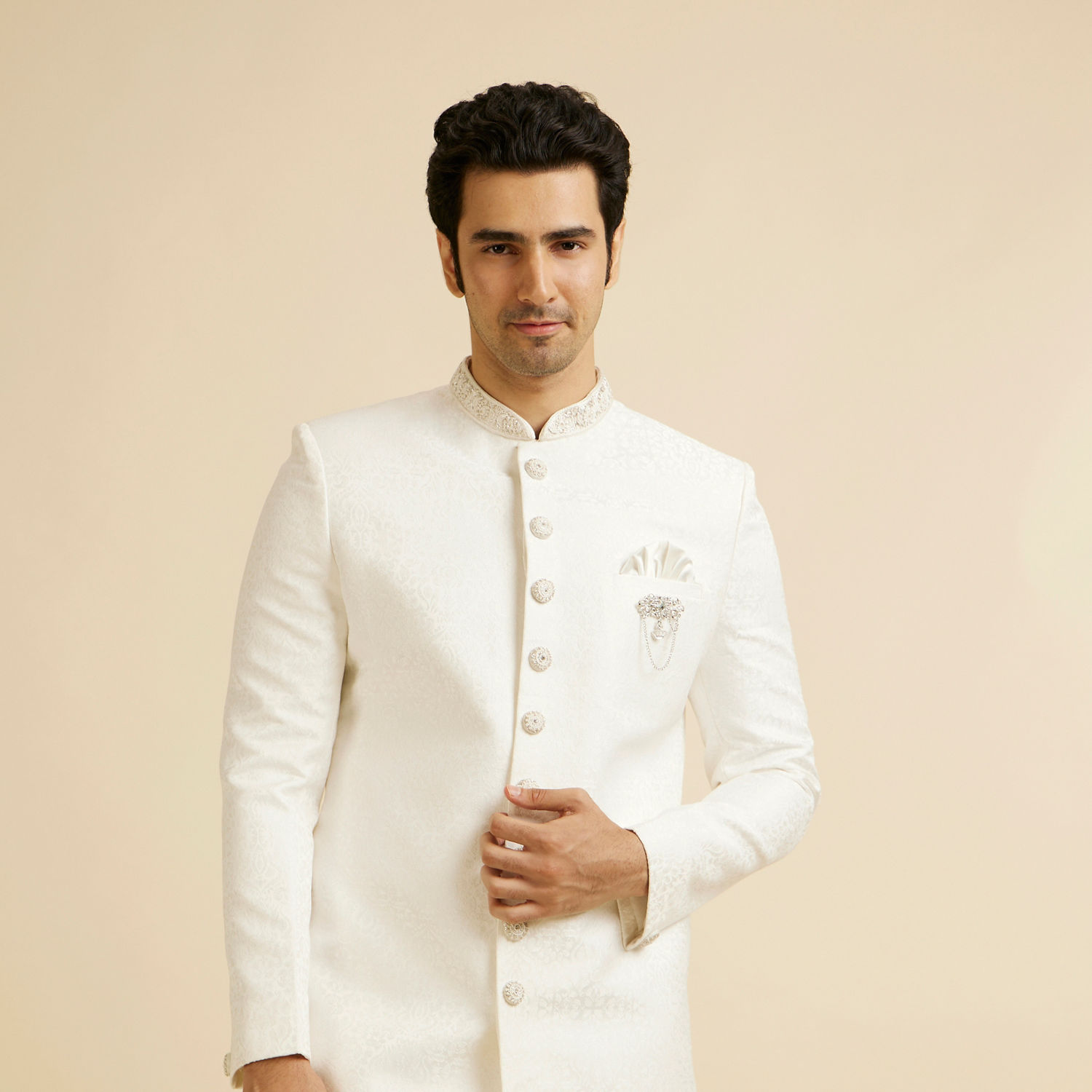 White Sherwani Buy Designer White Sherwani for Men in USA