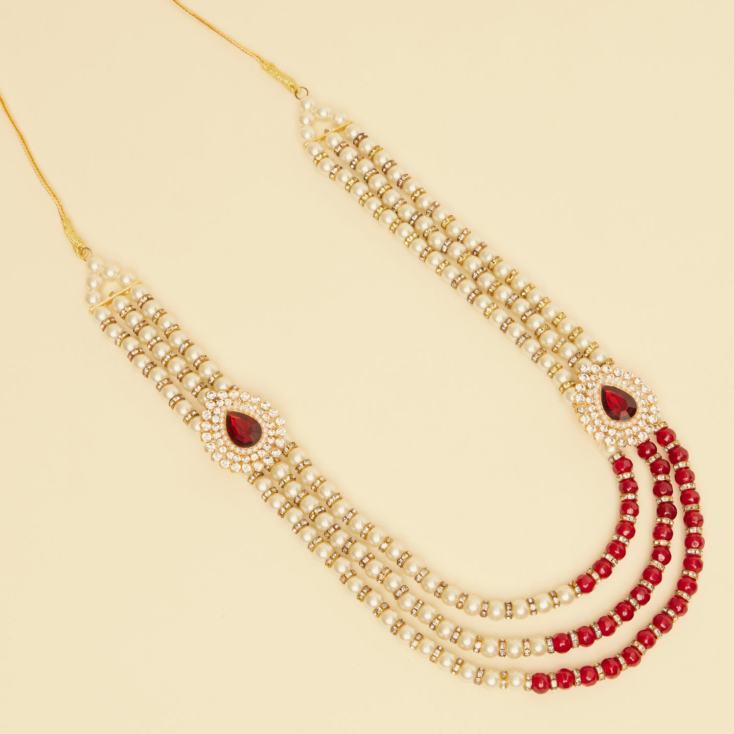 Mala for Men - Buy Royal Red Mala Online @Manyavar
