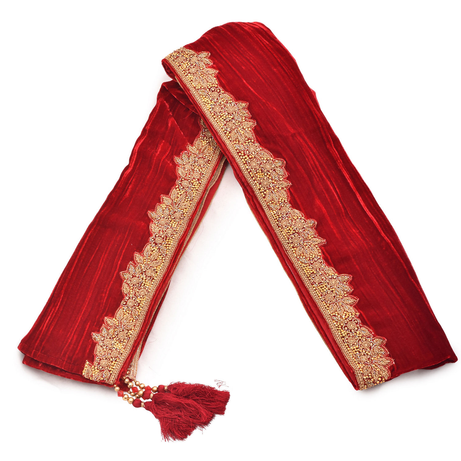 Dupatta for Men - Buy Classy Red Dupatta Online @Manyavar