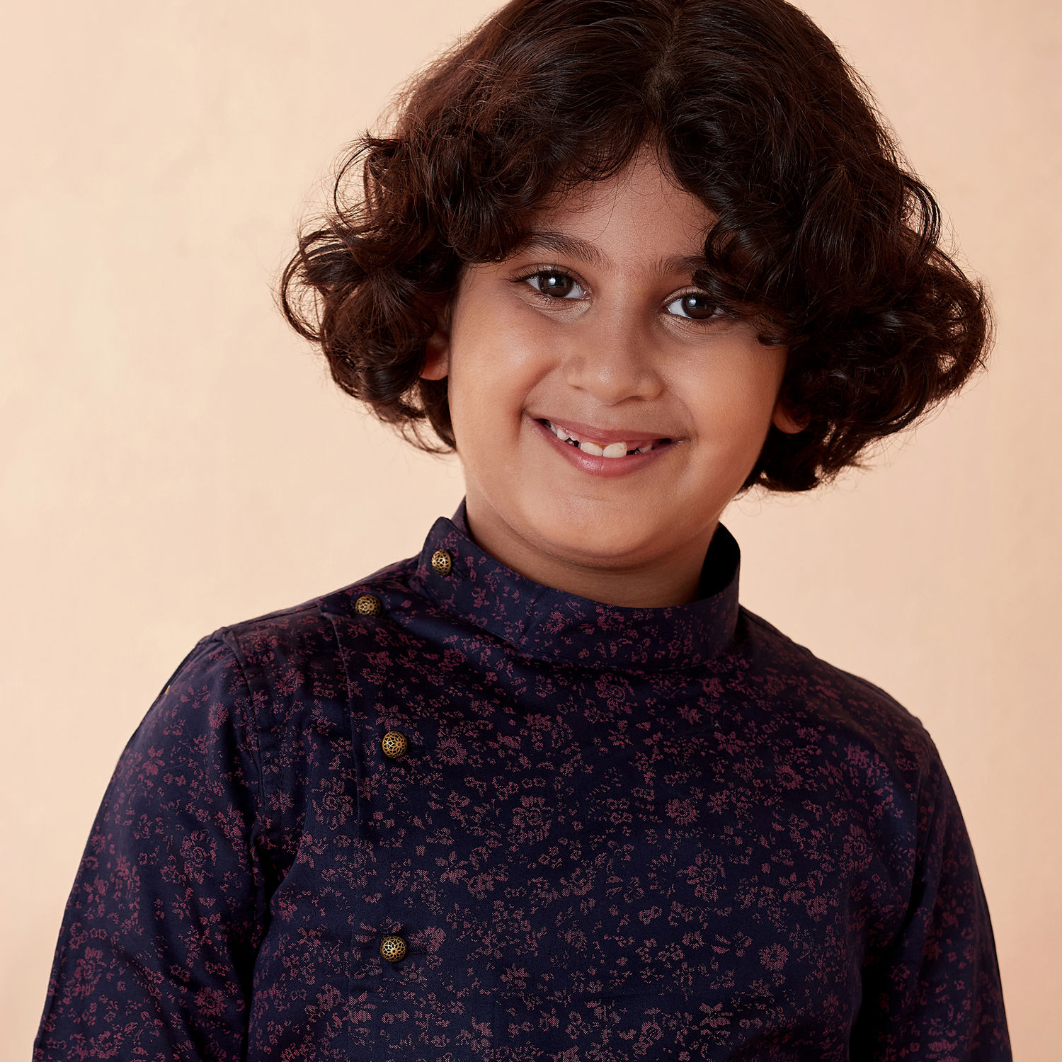 Kurta Pajama for Boys - Buy Boys Royal Blue Side Open Kurta Set Online ...