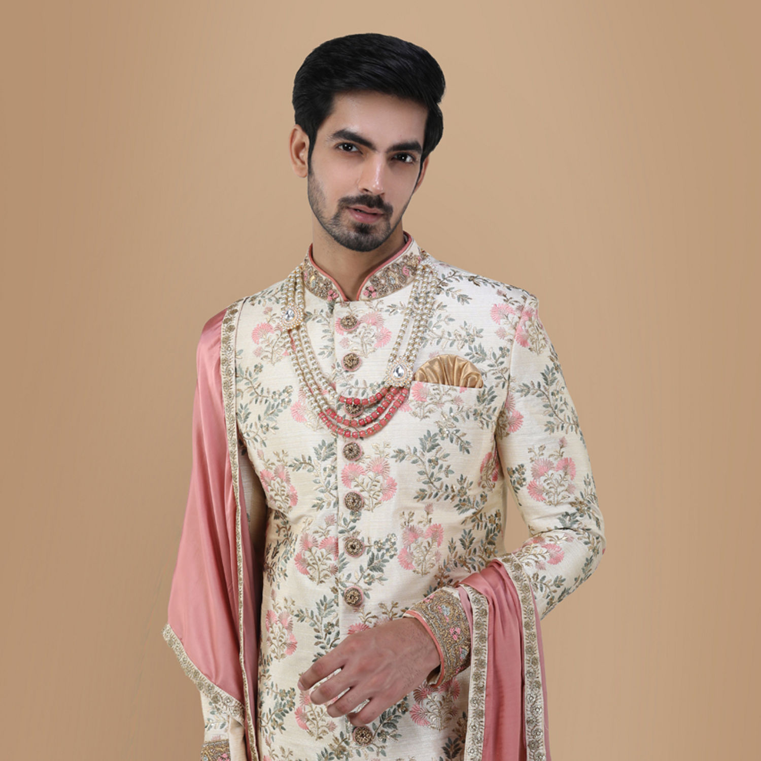 Sherwani for Men - Buy Floral Designer Sherwani For Groom Online @Manyavar