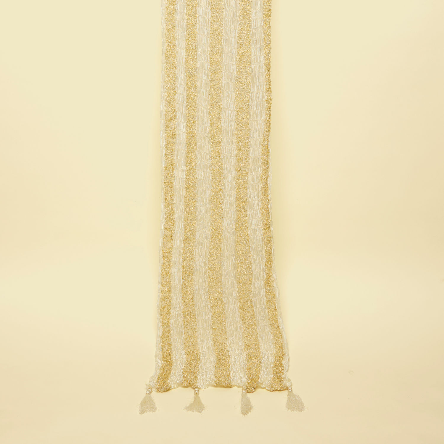 Buy Pearl White and Gold Traditional Stole Online in India @Manyavar ...