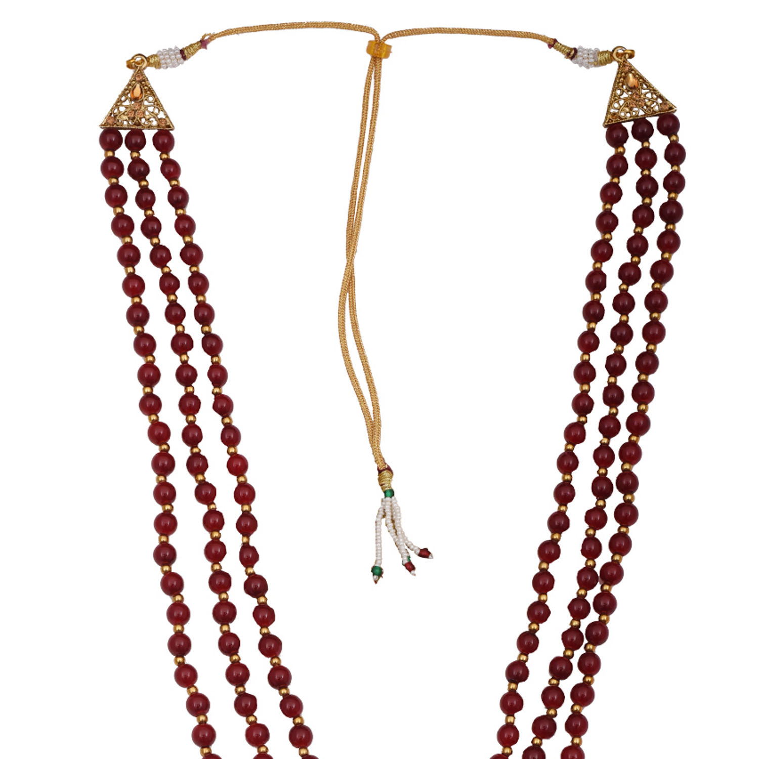 Buy Enchanting Maroon Mala Online in the UK @Manyavar - Mala for Men
